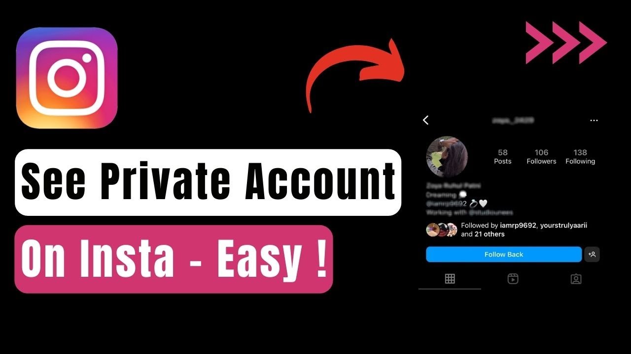 How To See A Private Account On Insta ! - YouTube