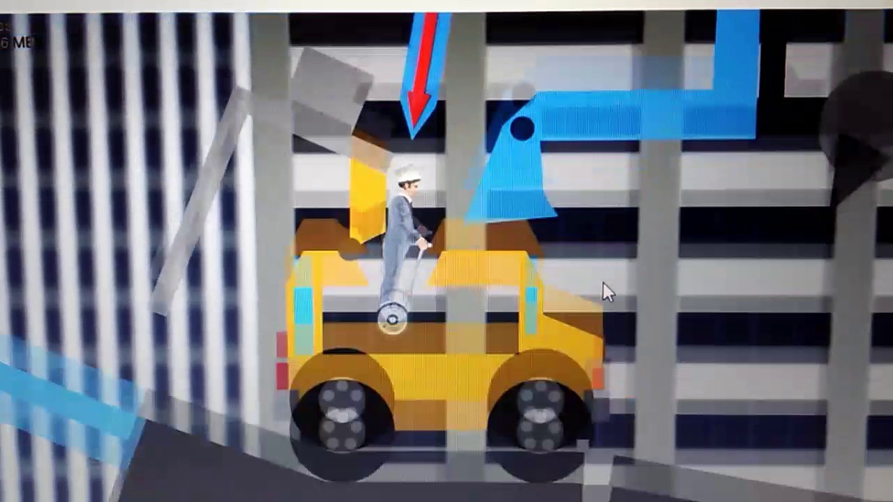 My first victory! Happy wheels - YouTube