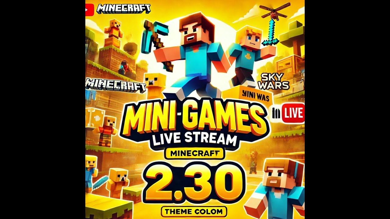 🛑LIVE Now in Mini games Server Day # 02 - YouTube