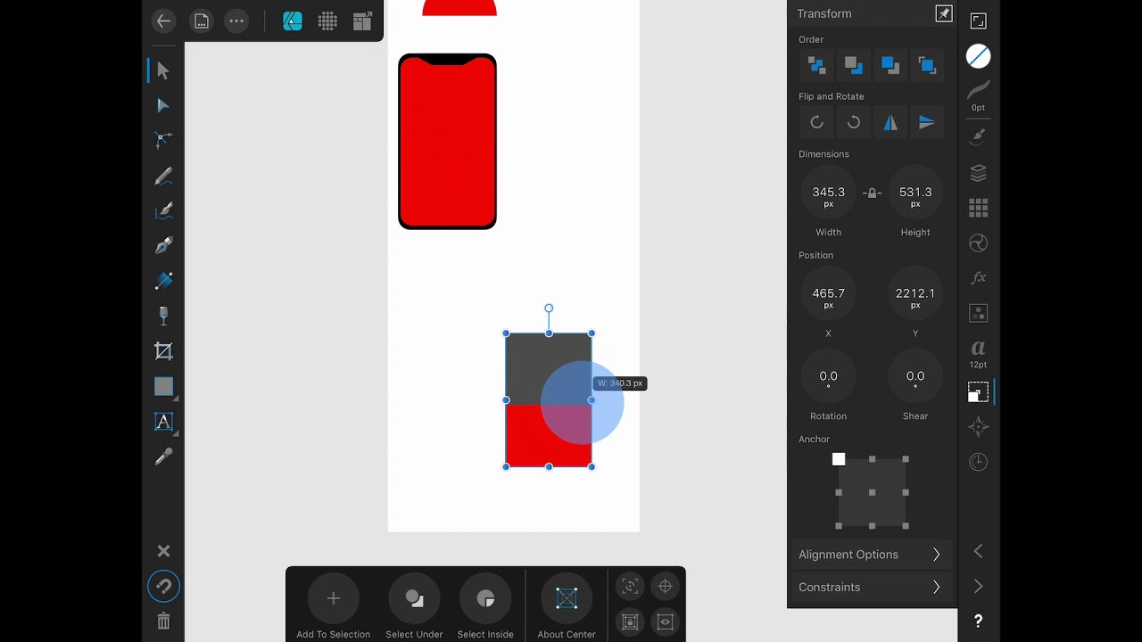Creating a Graph or Chart in Affinity Designer on iPad - YouTube