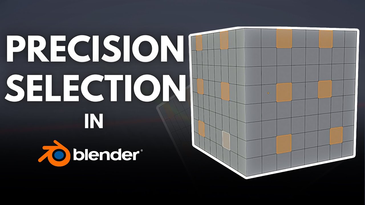 Pattern/Precision Selection in Blender! - YouTube