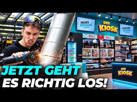 TRAUM WIRD WAHR! Eigener AUTOMAT, Andere FARBE und Neue REGALE | Kiosk-Umbau