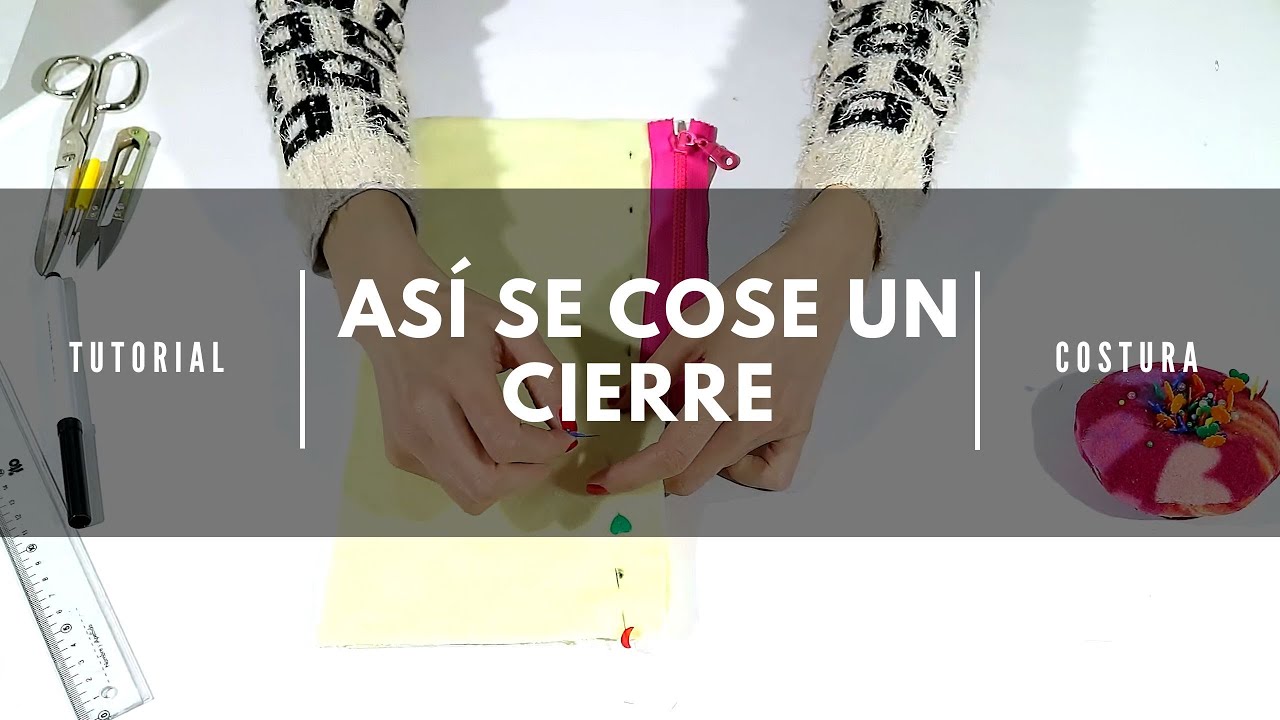 DIY COSTURA: Como poner un Cierre FÁCIL. - YouTube