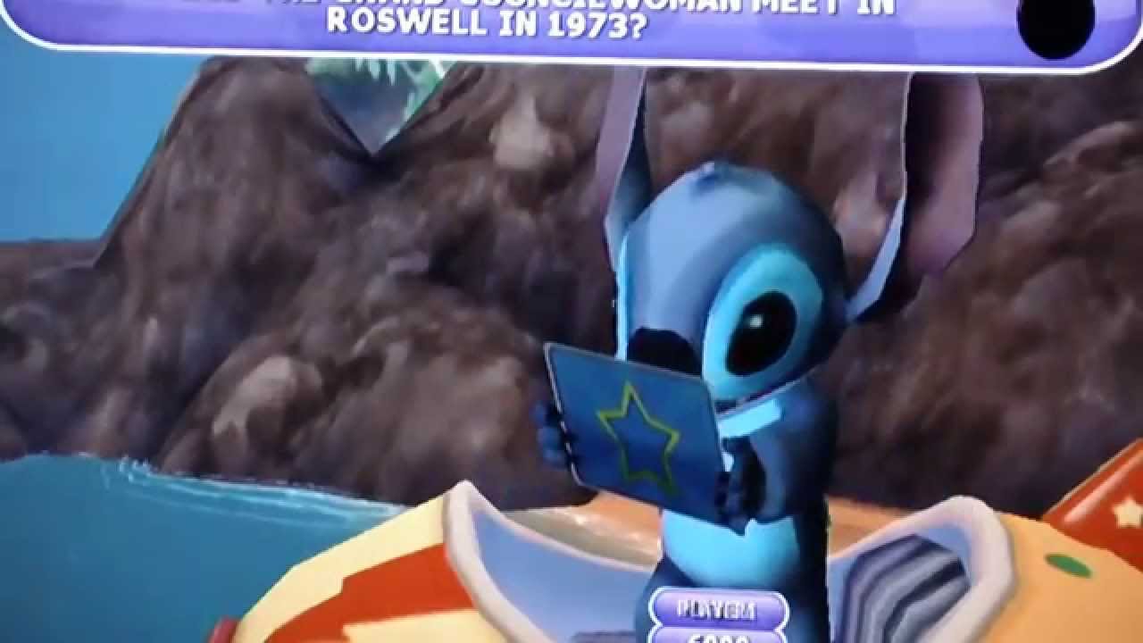 Disney Think Fast Part 2: Stitch Guest Star - YouTube