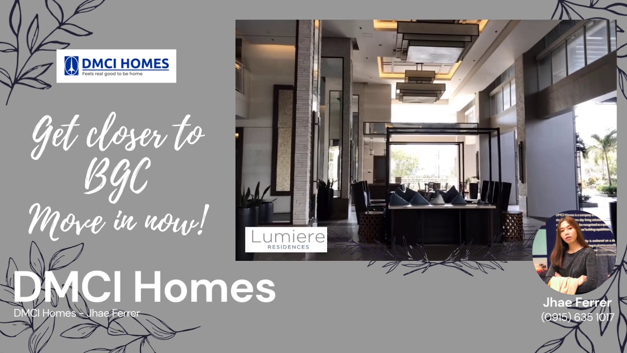 DMCI Homes - LUMIERE RESIDENCES at Pasig - YouTube
