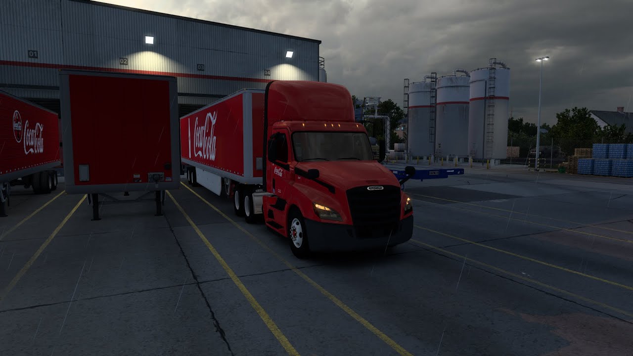 ATS driving for coca cola from Denver Colorado to Cheyenne Wyoming ...
