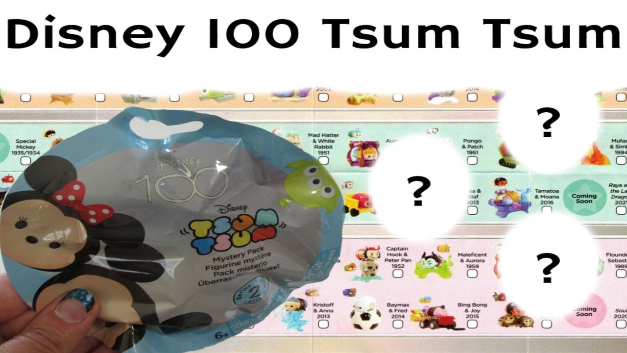 Opening Disney 100 TSUM TSUM Series 2 Mystery Bags - YouTube