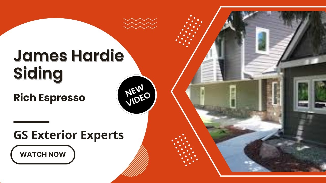 James Hardie Siding | Rich Espresso | GS Exterior Experts - YouTube