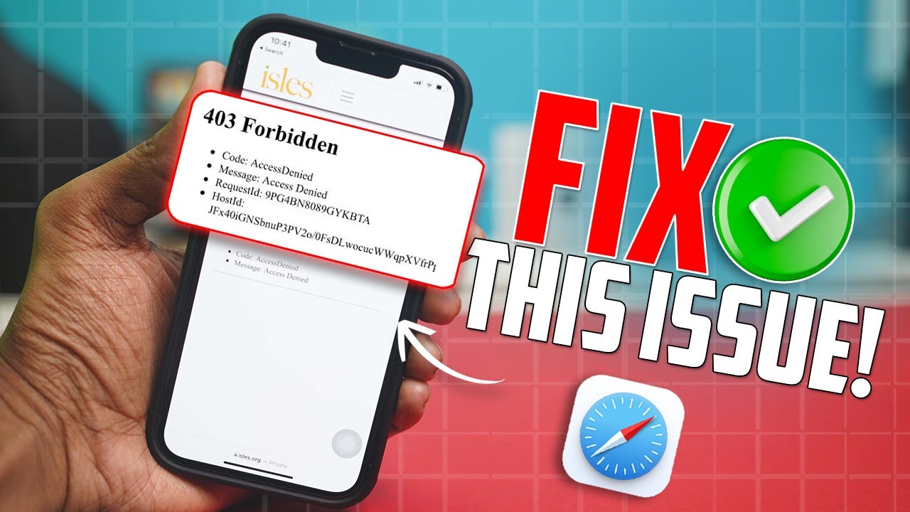 How to Fix Safari 403 Forbidden Error on iPhone | Website Access Denied ...