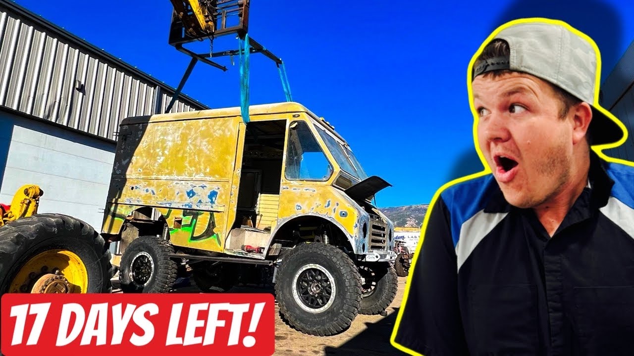 We Are Running Out Of Time On Our Custom Offroad Bread Van Build! - YouTube