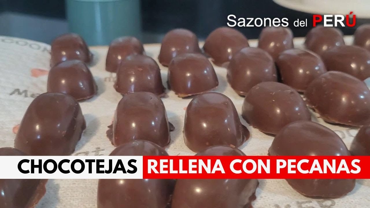LA MEJOR RECETA para preparar CHOCOTEJAS RELLENAS DE PECANA Y MANJAR ...