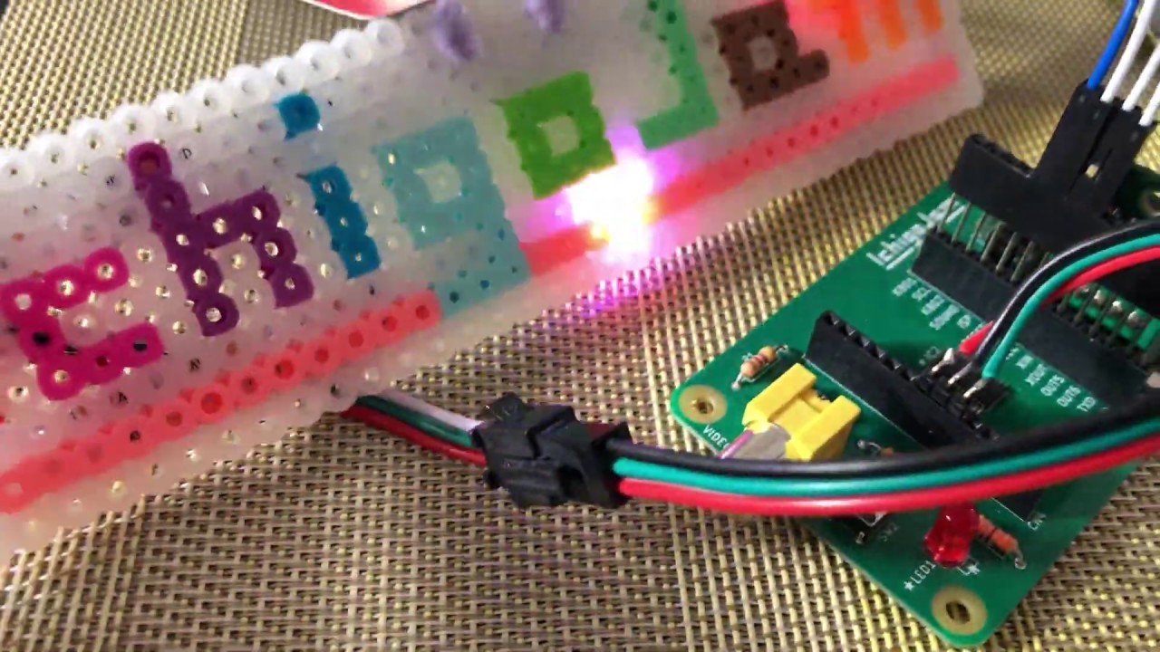 WS2812Bキラキラ in IchigoJam BASIC - YouTube