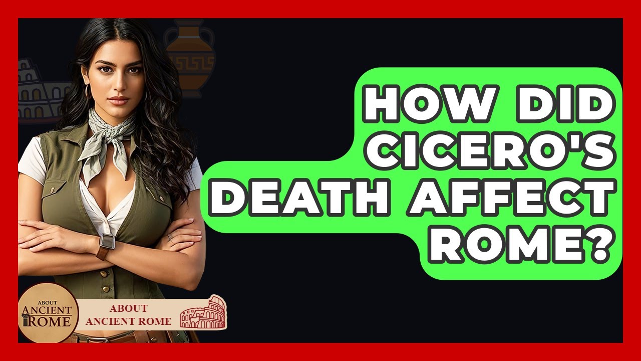 How Did Cicero's Death Affect Rome? - All About Rome - YouTube