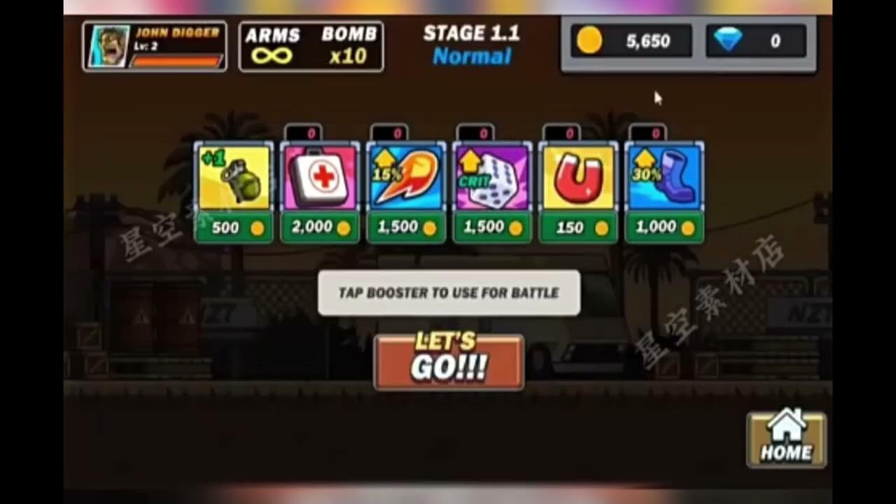 Unity 2022 3 Metal Slug Shooting Adventure Game Premium Complete Source Code Project Assets ...