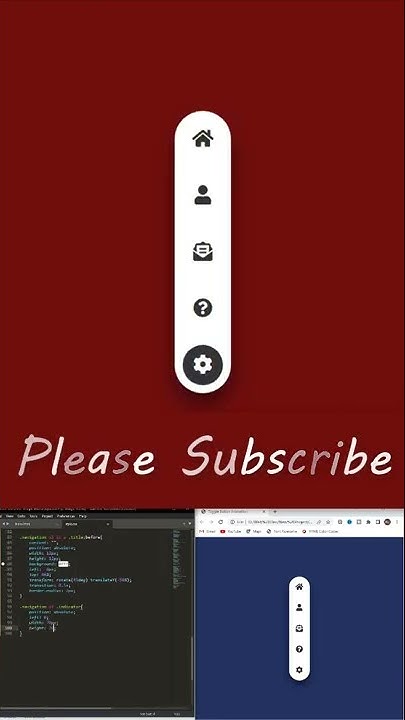 #shorts Animated Magic Menu Indicator using CSS & Javascript | Vertical Tab Menu Design - YouTube