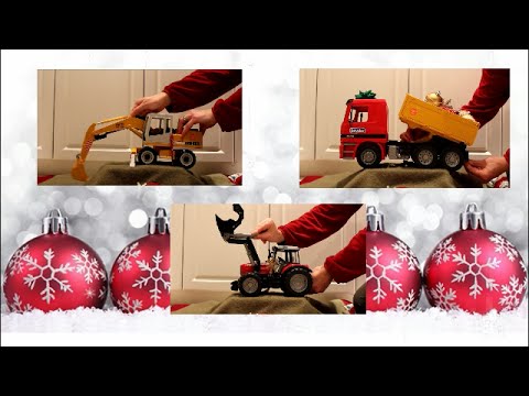 Bruder Diggers Christmas Wish! Diggers Perform Good King Wenceslas in ...