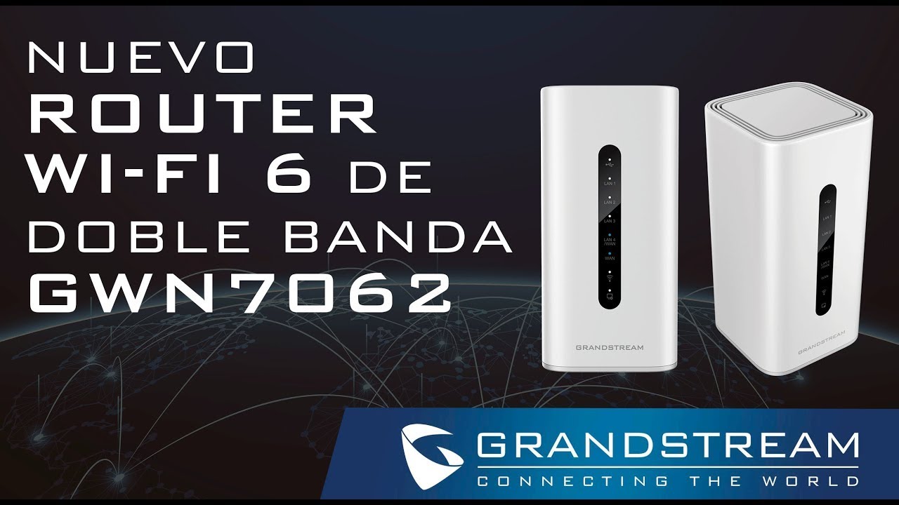 Nuevo Router Wi Fi 6 de doble banda GWN7062 - YouTube