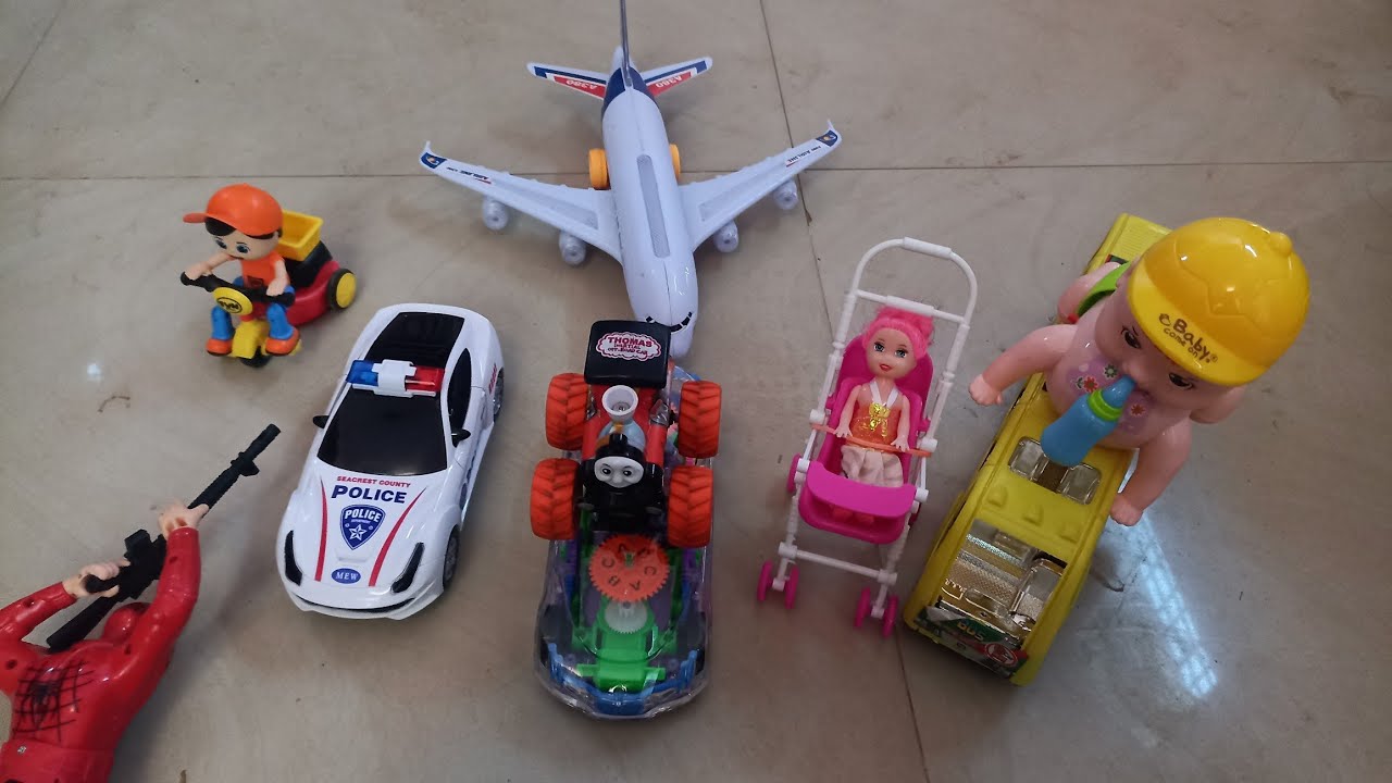 Toy wala cartoon | JCB, car, truck, airplane, bus, train, dump ...