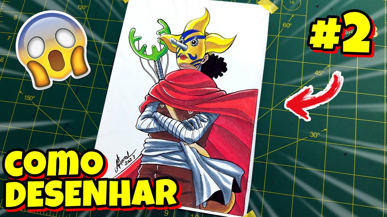 Como desenhar o Uso... SOGEKING de One Piece passo a passo #2 - YouTube