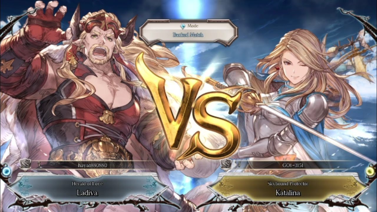 GBFV- High Level Ranked Match (FT2) hayao880880 (Ladiva) Vs GO1-3151 ...