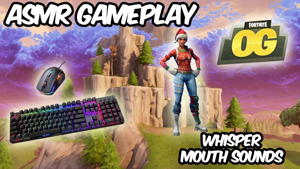 ASMR FORTNITE (Keyboard Sounds & Mouth Sounds) - YouTube