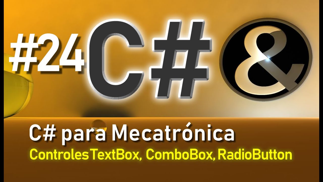 24.- Aprendiendo a usar TextBox, ComboBox y RadioButton - YouTube
