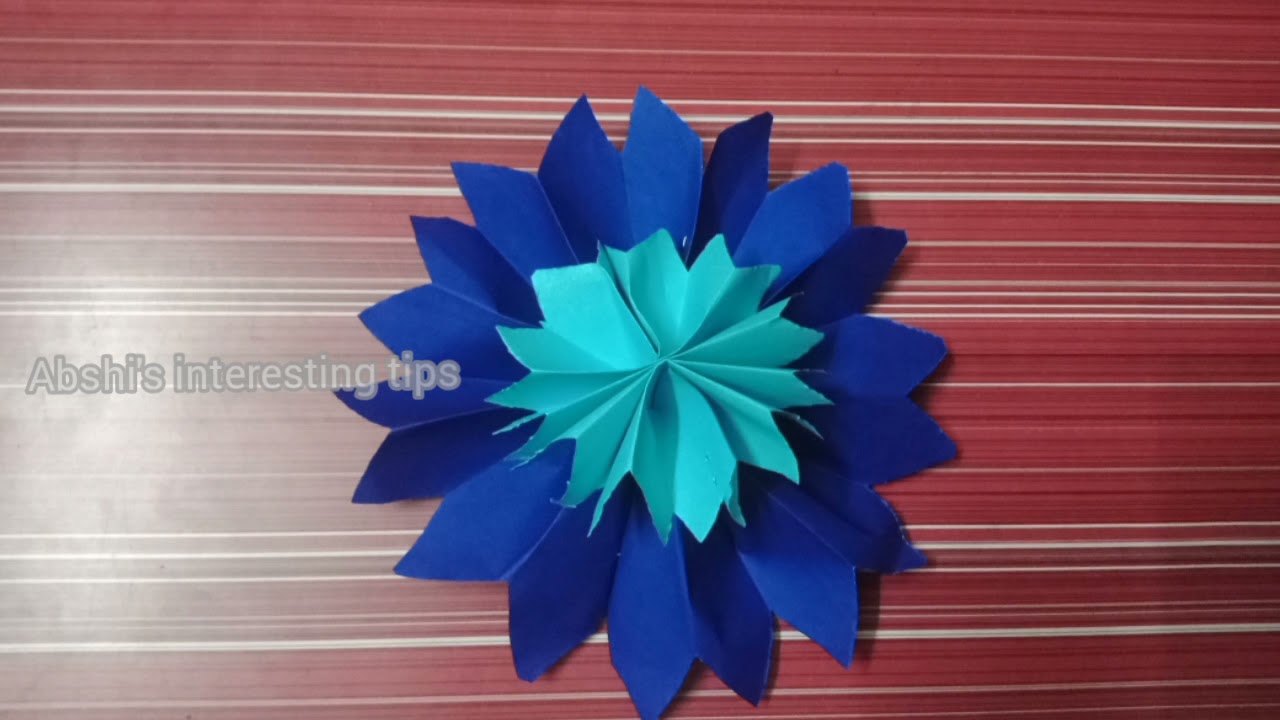 How To Make A Simple Flower Easy Craft YouTube How To Make A Simple Flower Easy Craft YouTube