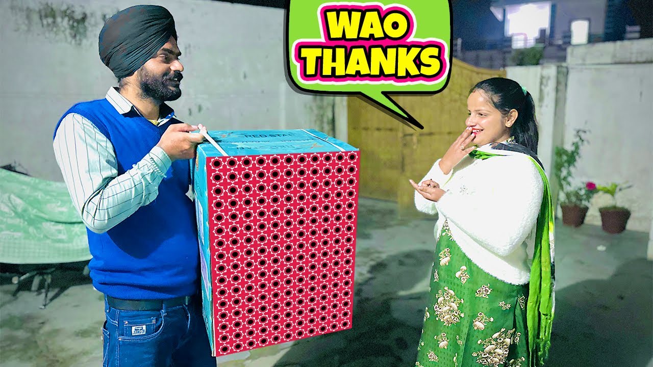 Kiran Nu Dita Surprise || Mr Mrs Gill - YouTube