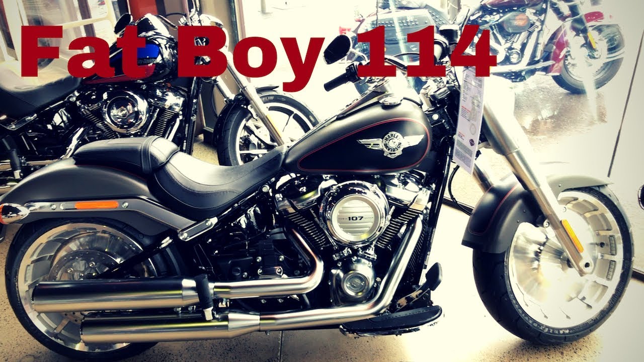 Harley-Davidson Fat Boy 114 2019 Walkaround || Squad 54 - YouTube