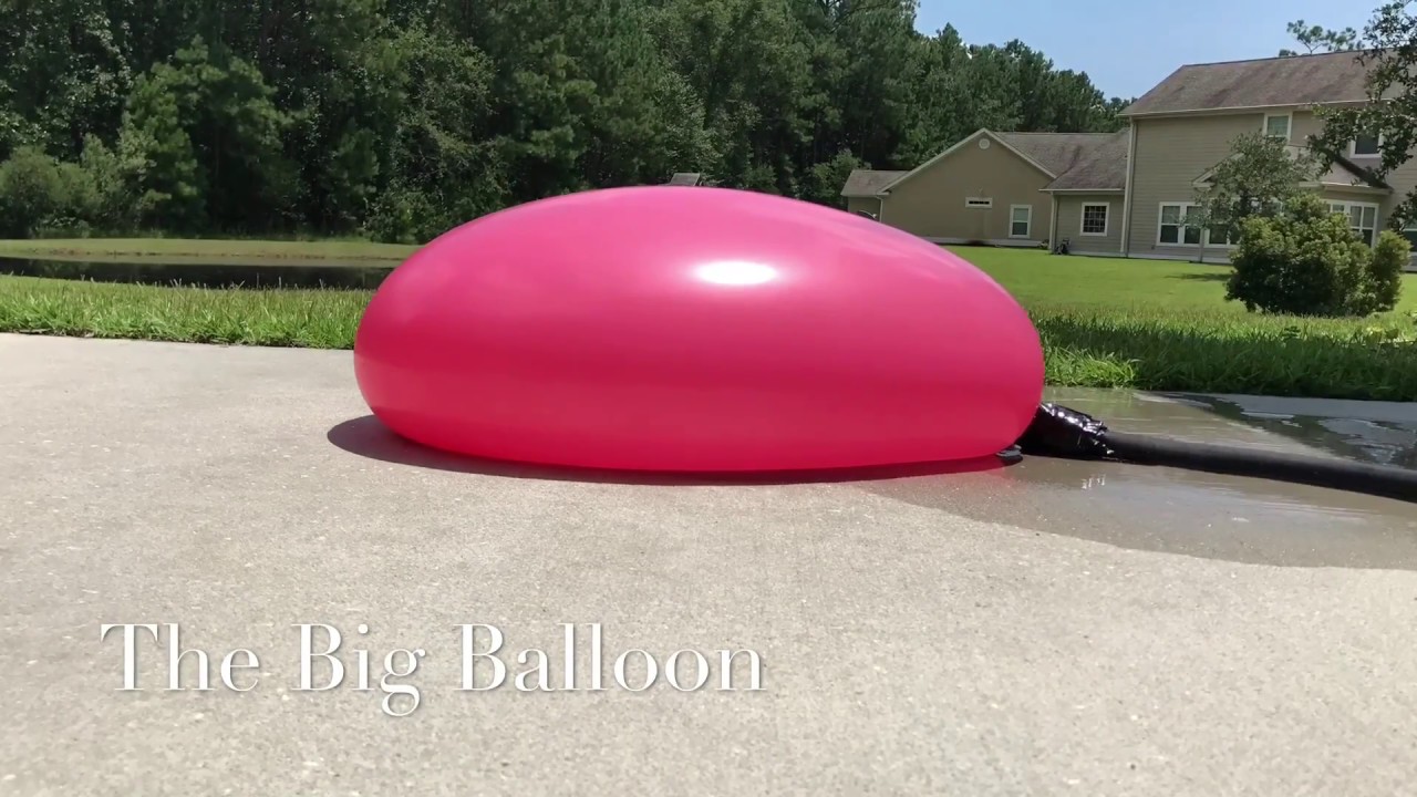 Huge Pink Balloon Pop - YouTube