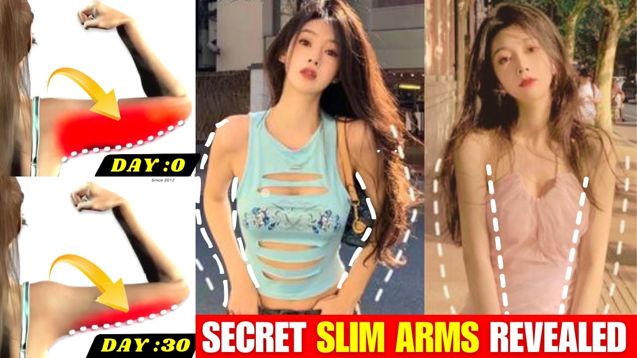 The Secret to Slim Arms Revealed: 9 MIN No Equipment Workout - YouTube