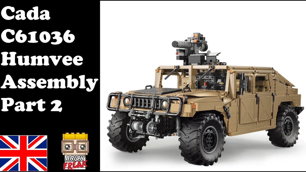 Cada C61036 - Humvee 1:8 - Assembly Part 2 - YouTube