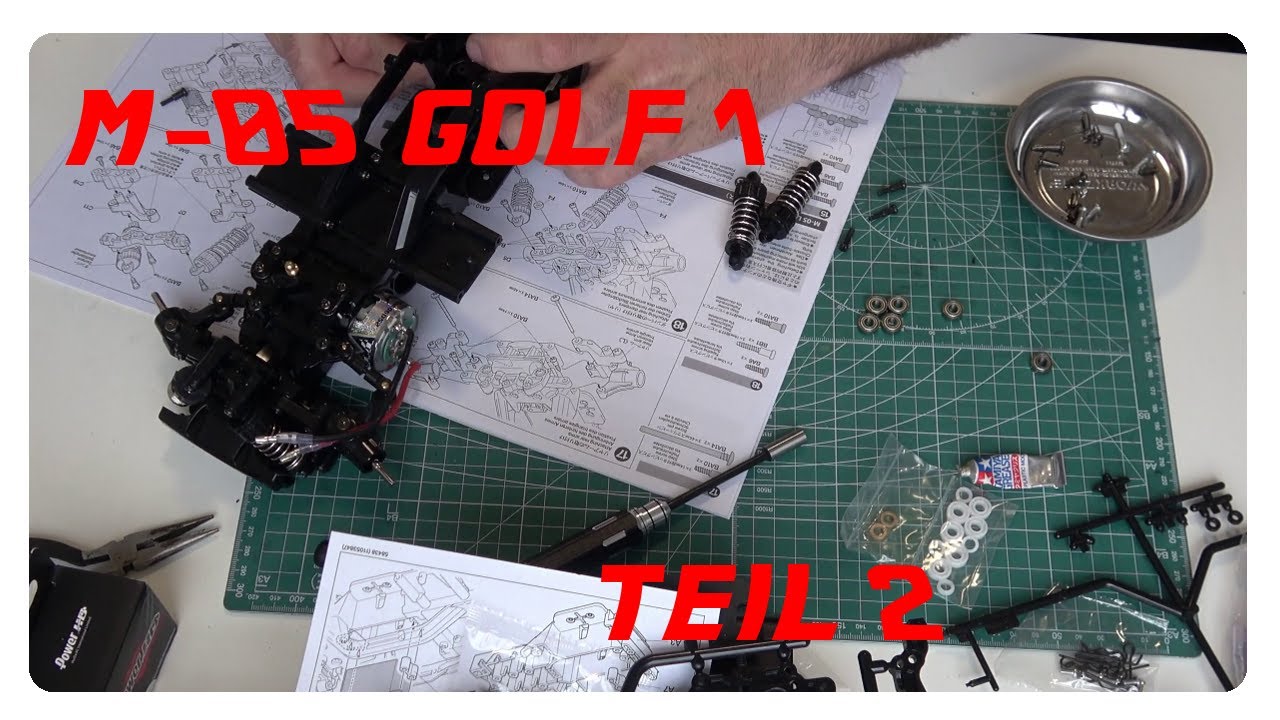 Tamiya M05 Golf 1 - Aufbau Teil 2 - YouTube