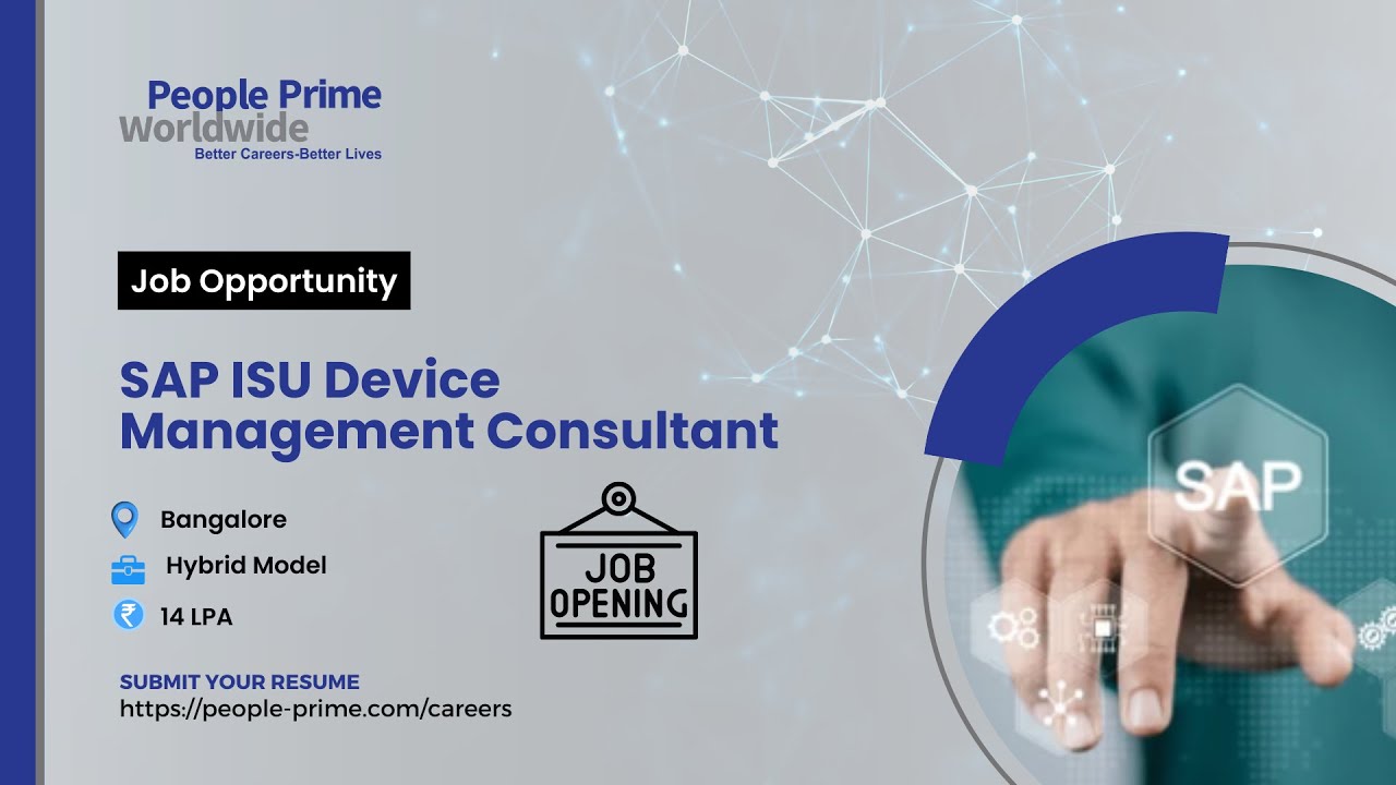 People Prime Worldwide SAP | SAP Jobs | Bangalore Karnataka | India 💻 ...