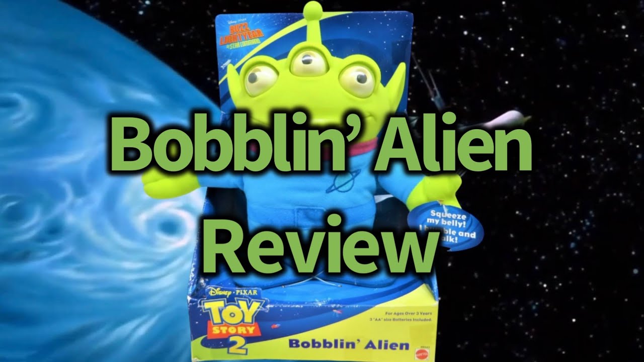 Buzz Lightyear of Star Command Bobblin’ Alien Review - YouTube
