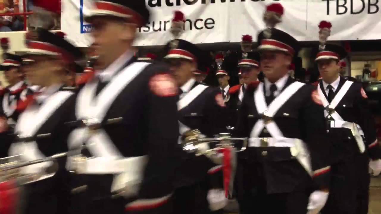 OSUMB marching into St. John Arena - YouTube