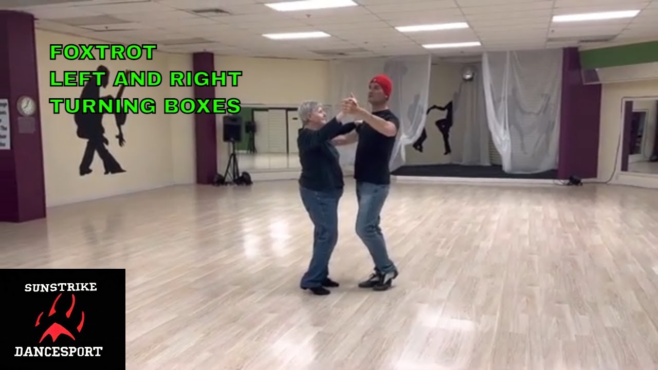 Foxtrot left and right turning boxes - YouTube