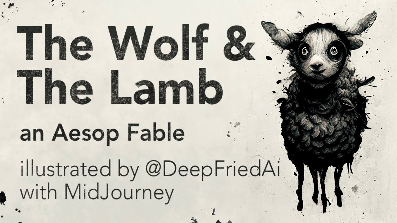 The Wolf and The Lamb - Aesop's Fables || AI Art Illustrated Video ...