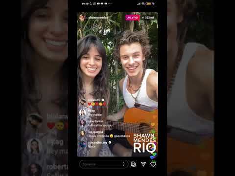 Shawn Mendes e Camila Cabello live 20/03/2020
