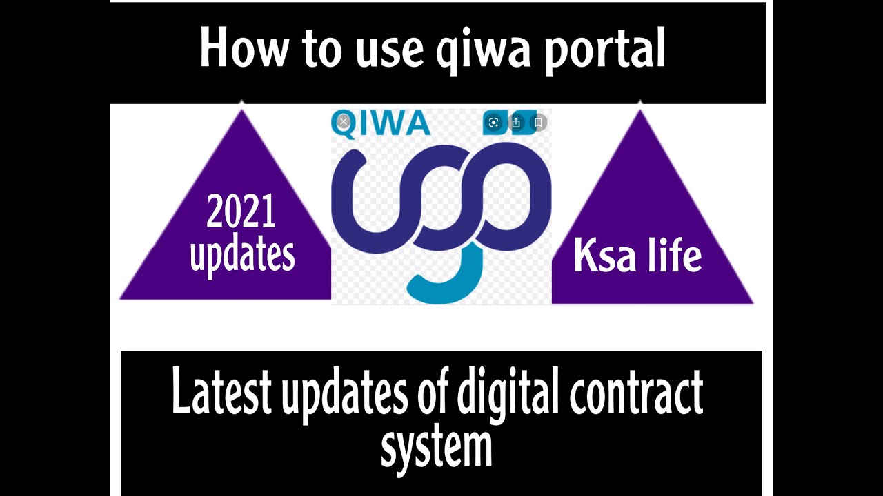 Qiwa portal use/ digital contract system ksa/march 2021 - YouTube