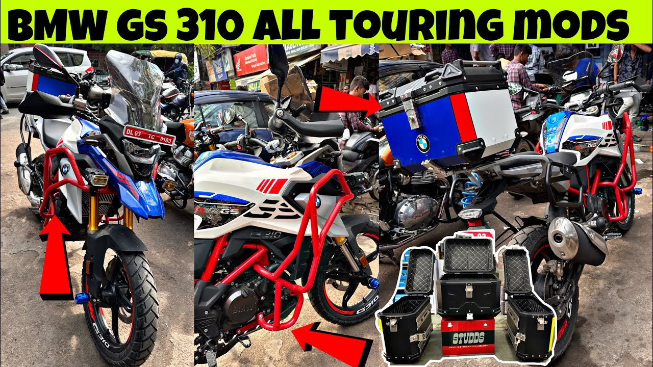 BMW GS 310 Modified for Touring || gs 310 modification & Accessories ...