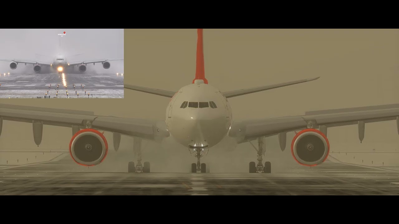 Toliss Airbus A340-600 | X-Plane 12 | real life landing - YouTube