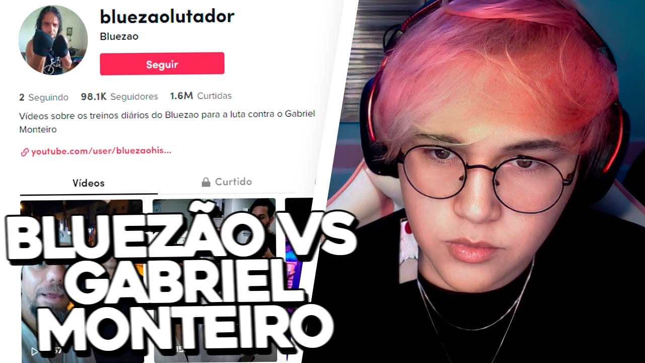 SCOTT REAGINDO A: BLUEZÃO vs GABRIEL MONTEIRO - YouTube