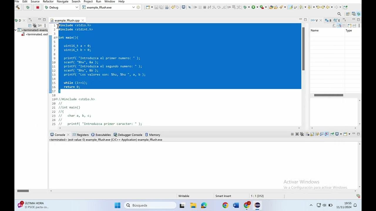 Explicación fflush Jesus - YouTube