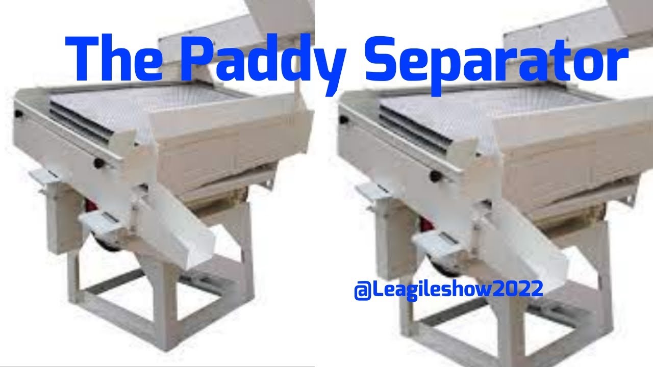 RICE MILLING MACHINES//THE PADDY SEPARATOR//HASKS DIVIDER. - YouTube