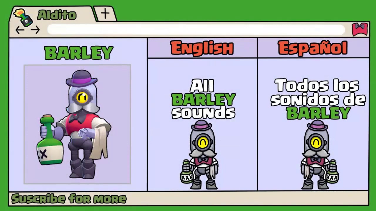 TODOS LOS SONIDOS DE BRAWL STARS SUB ESPAÑOL - ALL BRAWL STARS SOUNDS ...