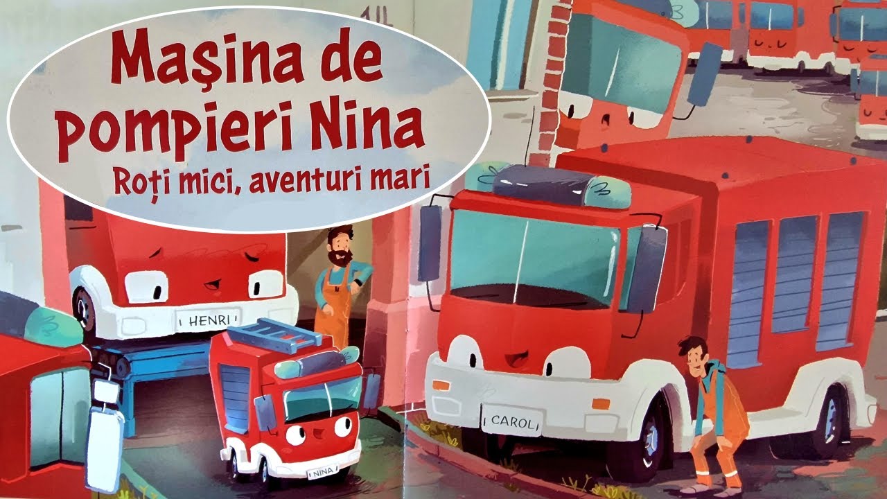 Mașina de pompieri Nina. Roți mici, aventuri mari! 🚒 (Engler - ed.UE) # ...