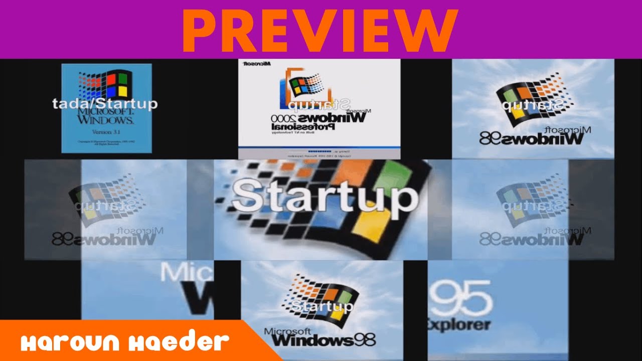 Windows 3.1, 95, 98, 2000 Startup Sounds - Sparta Death Metal VE Remix ...