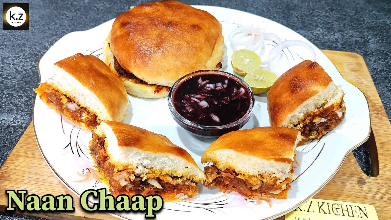 Mutton Naan Chaap Recipe with Special Chutney | Naan Sandwich | मटन नान ...