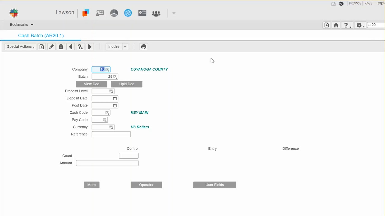 Create a Cash Batch - YouTube